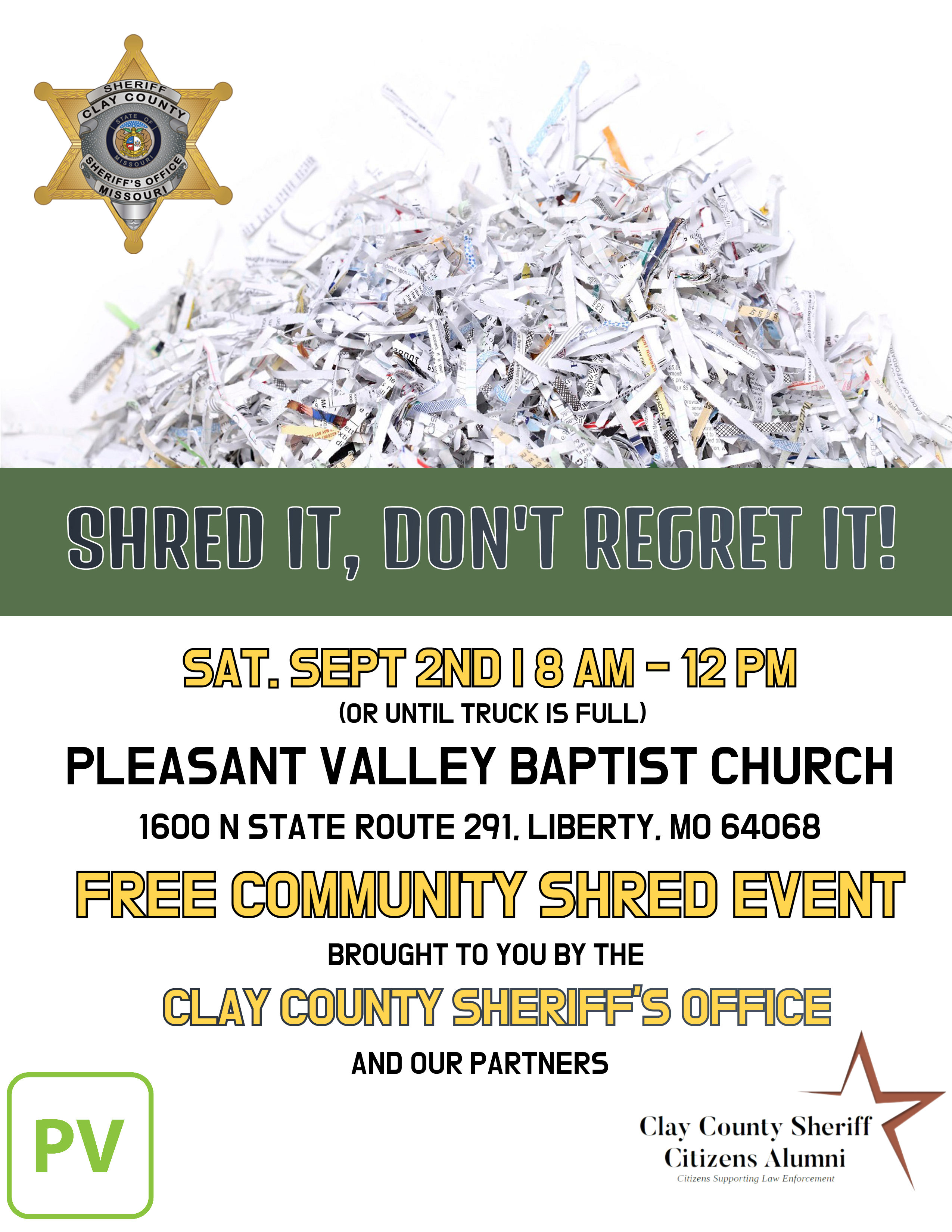 Community Shredding Event